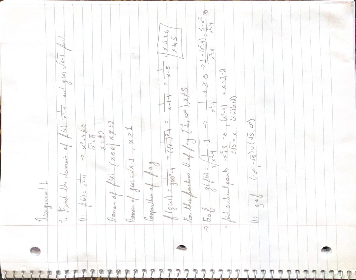 Calc hw ass 1 - Hw assignment on gradescope - Arengammed 1 1. Find the ...