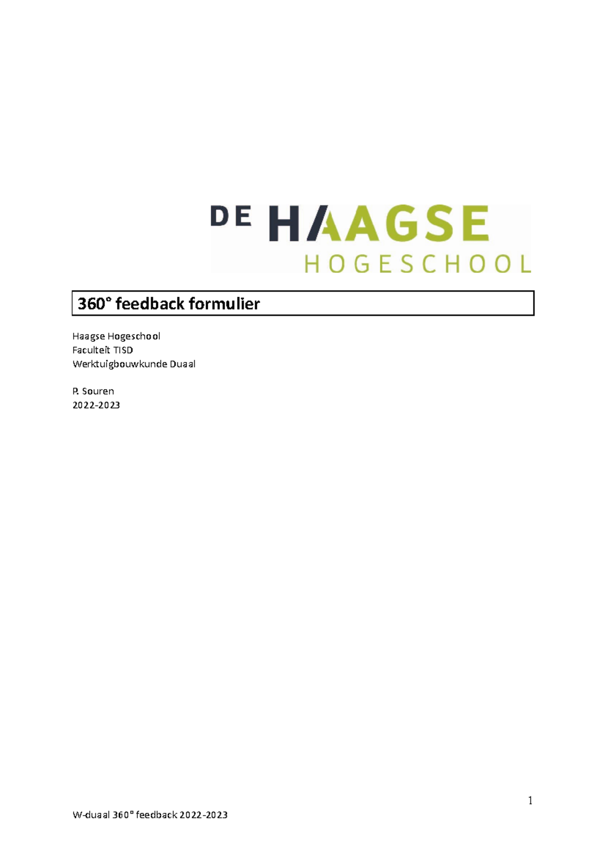 360graden FB formulier 2022-2023 - 360° feedback formulier Haagse ...