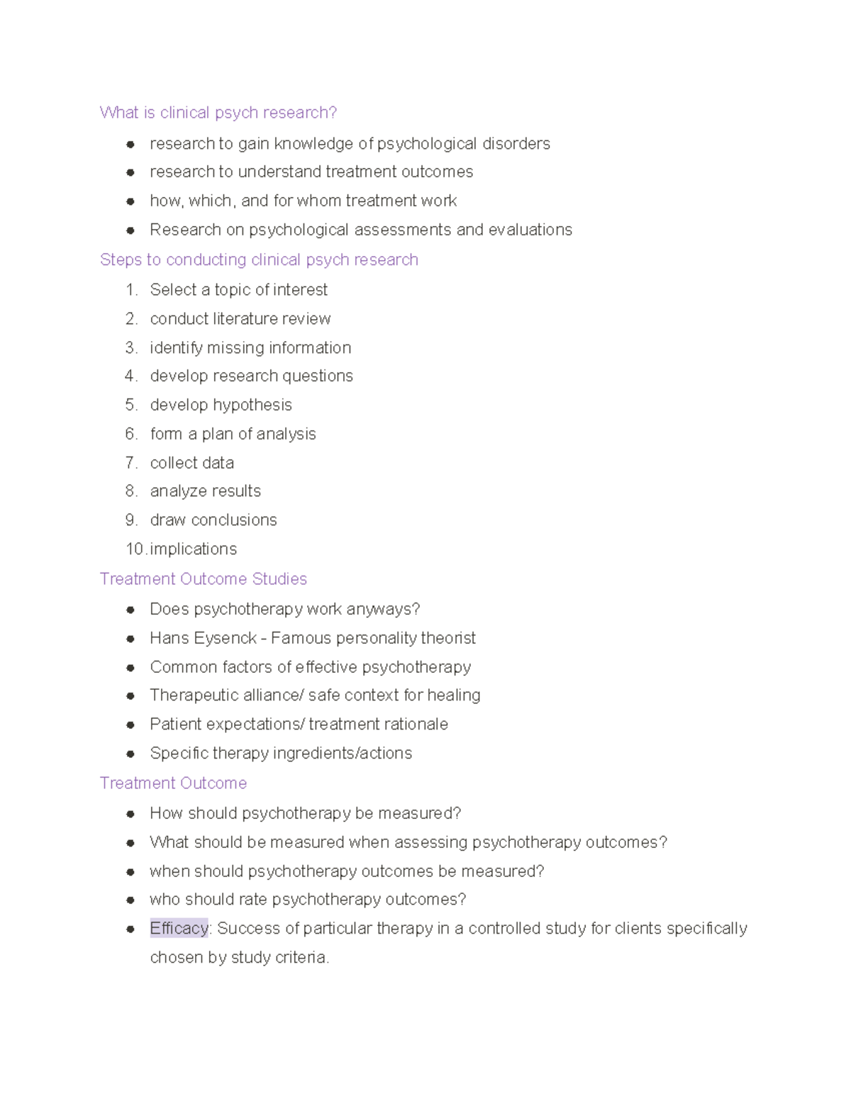 PSY349 The what and why’s of psych research - What is clinical psych ...