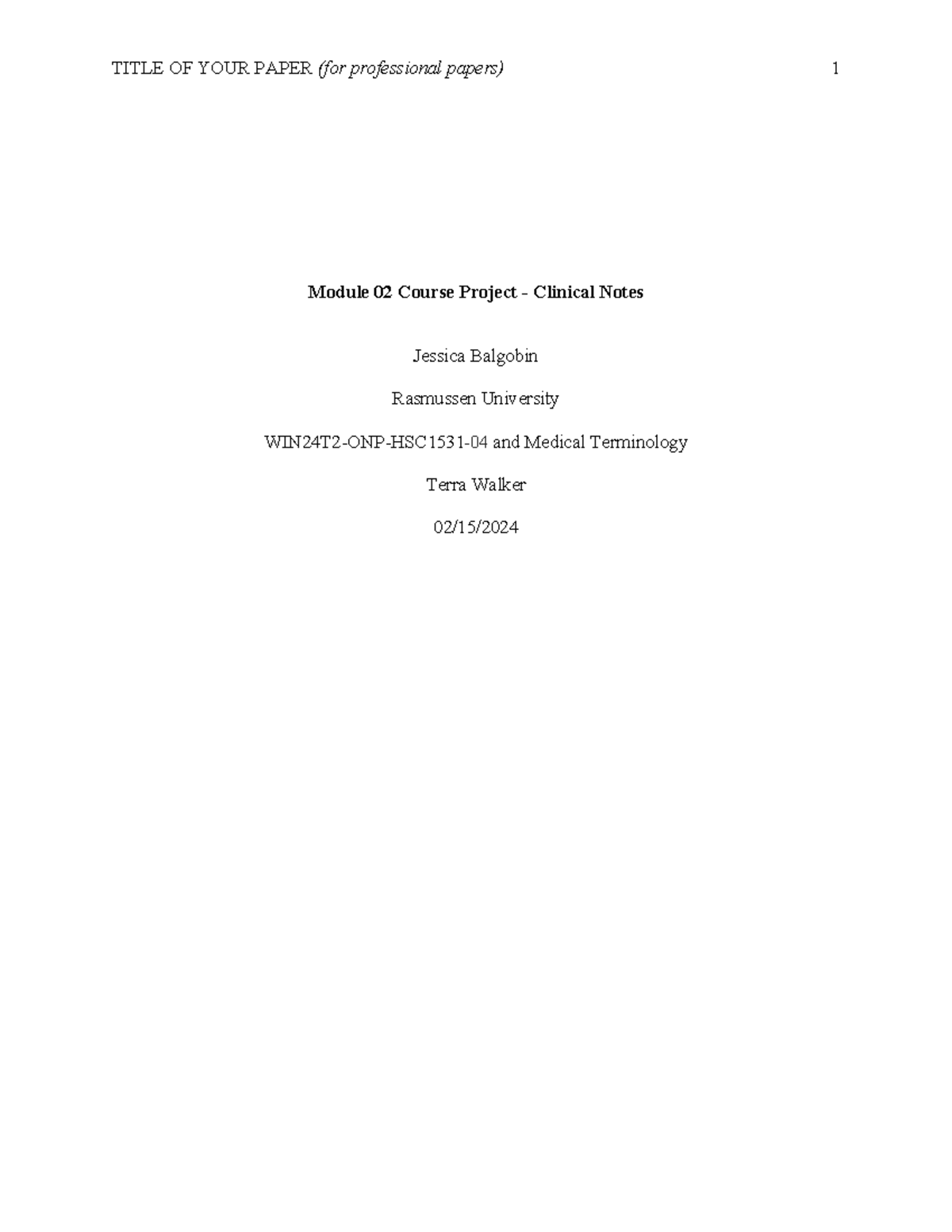 Clinical Notes Project - Module 02 Course Project - Clinical Notes ...
