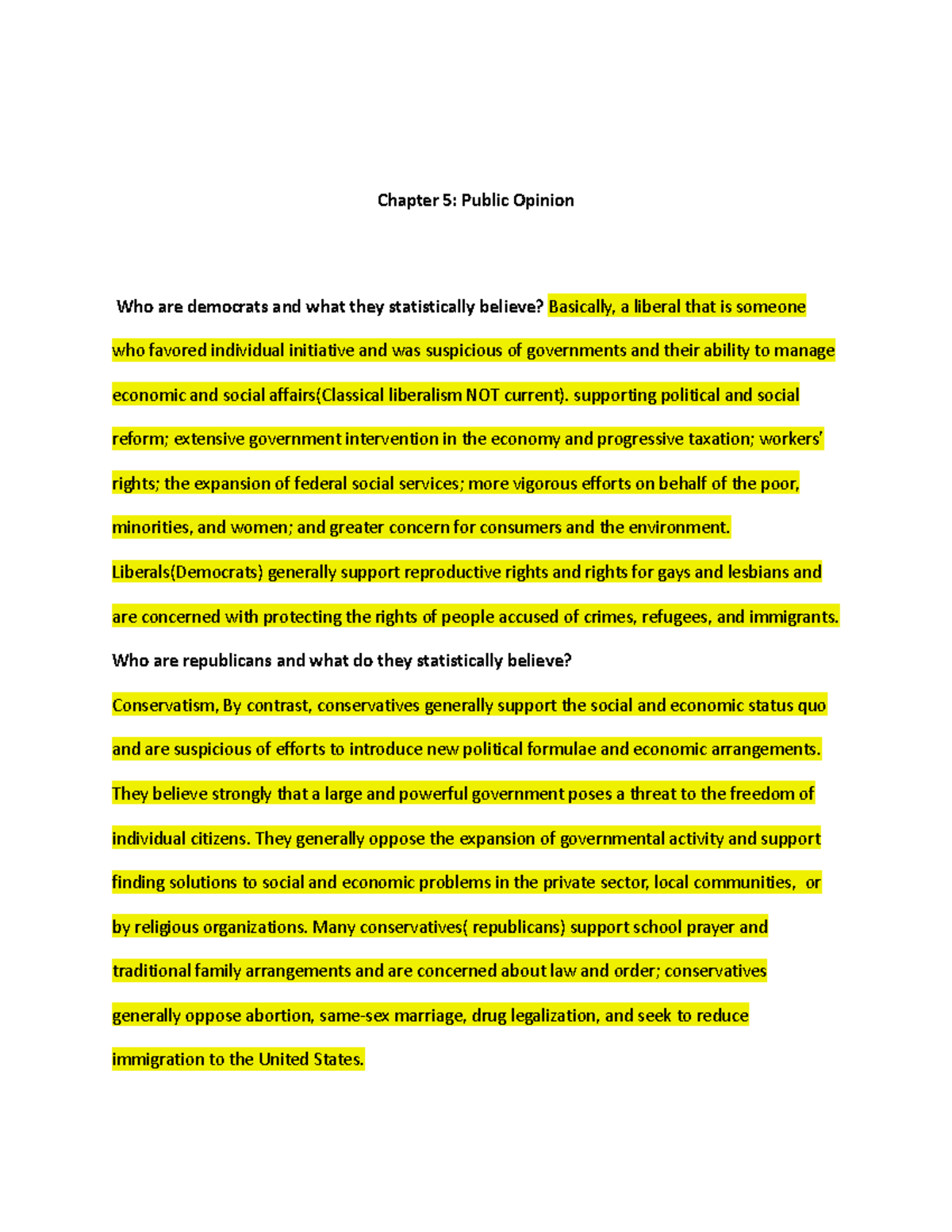 EXAM 3 Review pol - Exam 3 study guide - Chapter 5: Public Opinion Who ...