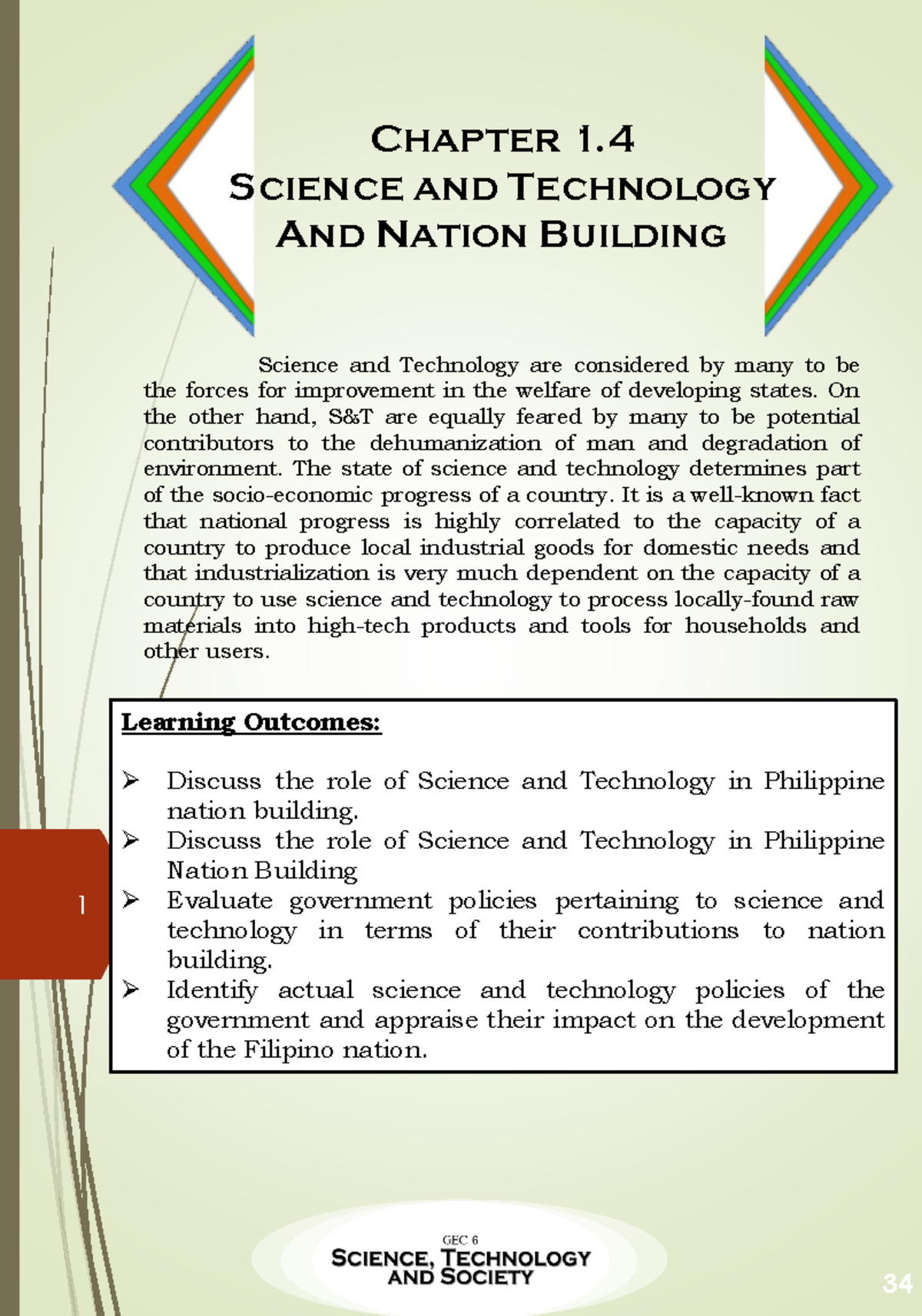 Nation-Building - Chapter 1. Science and Technology And Nation Building ...