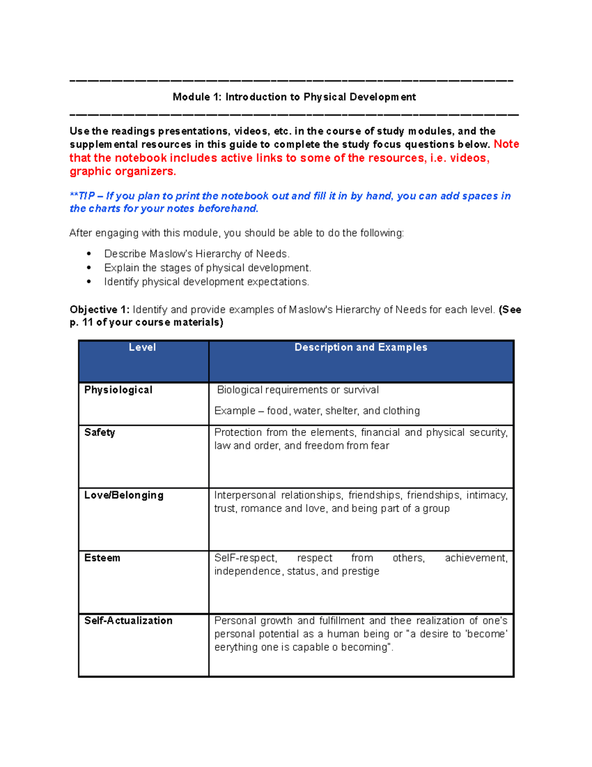 Module 1 Notebook - 1 ...