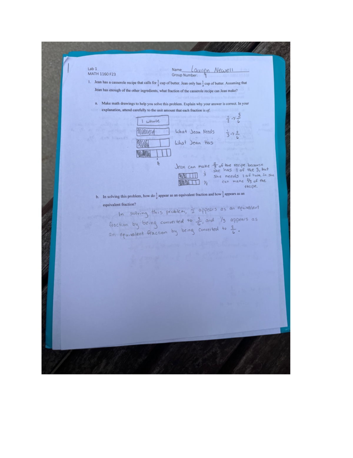 Group 9 lab1 - Professor Sullivan - MATH 1160 - Studocu