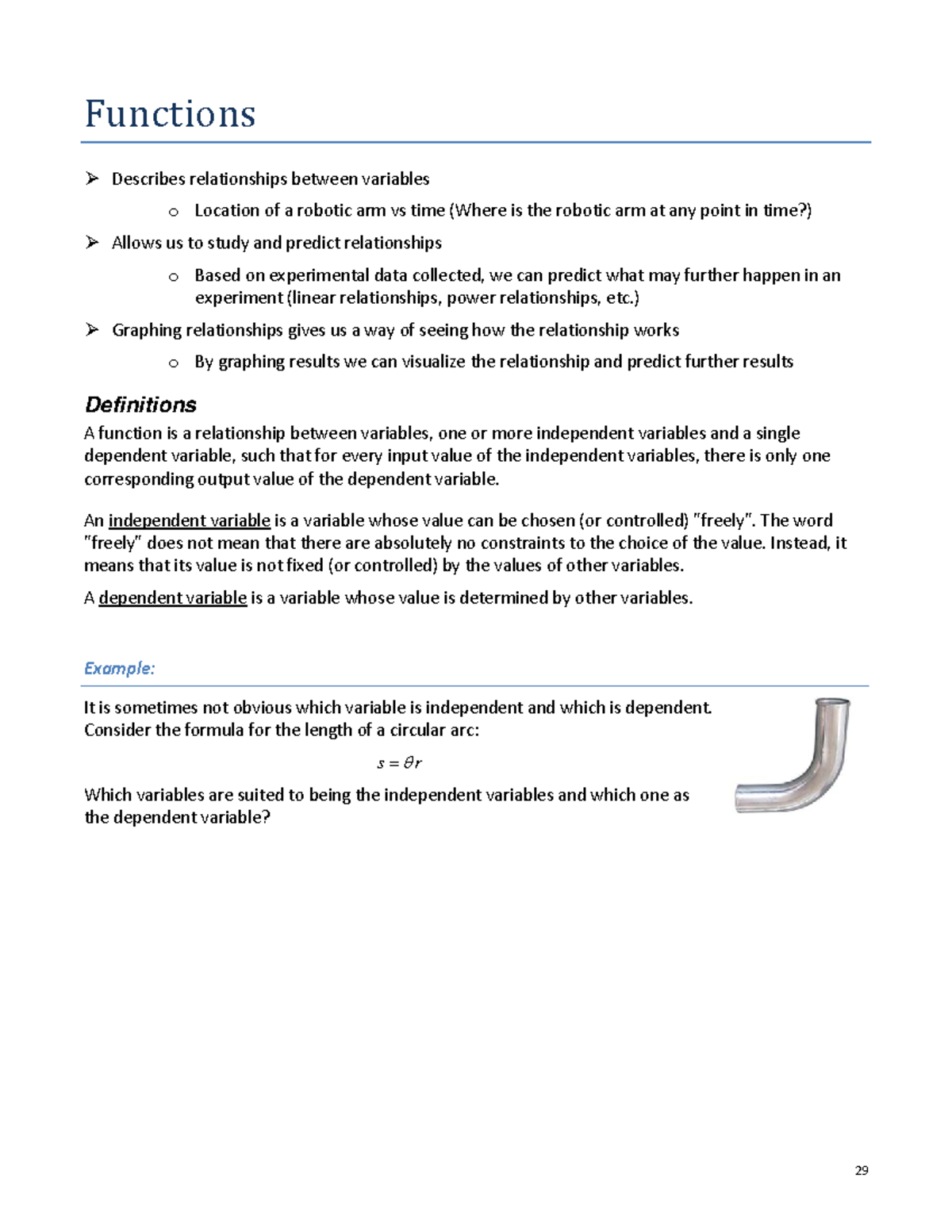 Math 1013 Functions Lecture Functions Describes Relationships Between Variables O Location Of