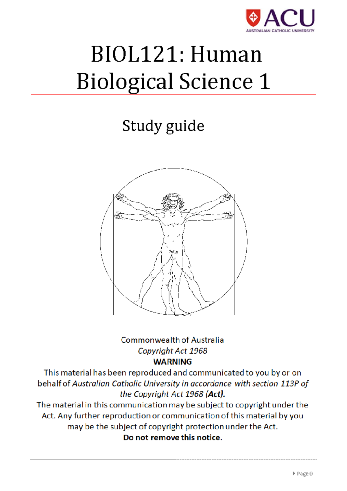 BIOL121 study guide student 202260 Final - BIOL121: Human Biological ...