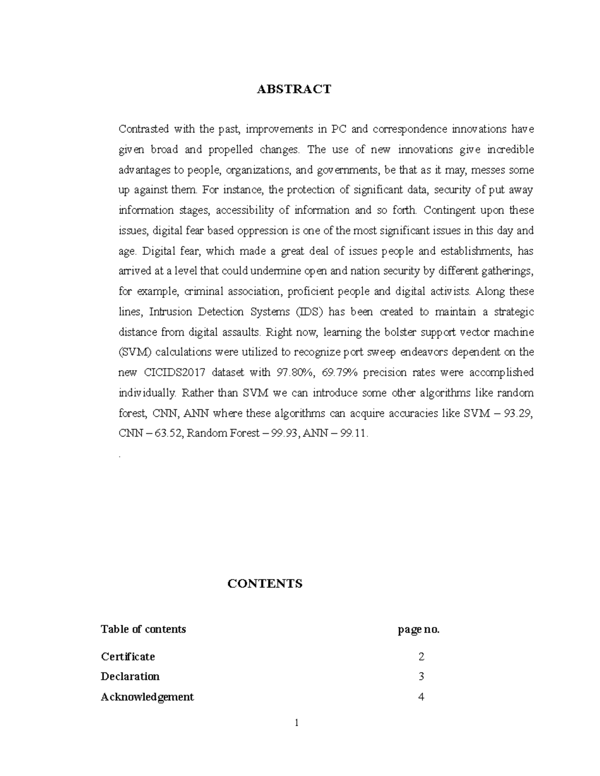 Detection of Cyber Attack in Network using Machine Learning Techniques ...