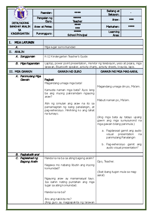 CM 5 Learner-Centered Lesson Plans - Republic of the Philippines ...