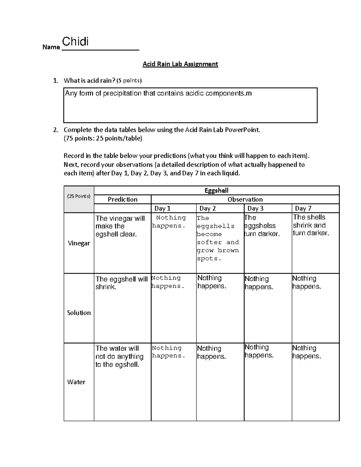 Acid+Rain+Lab+Assignment - PHSC 210 - LU - Studocu
