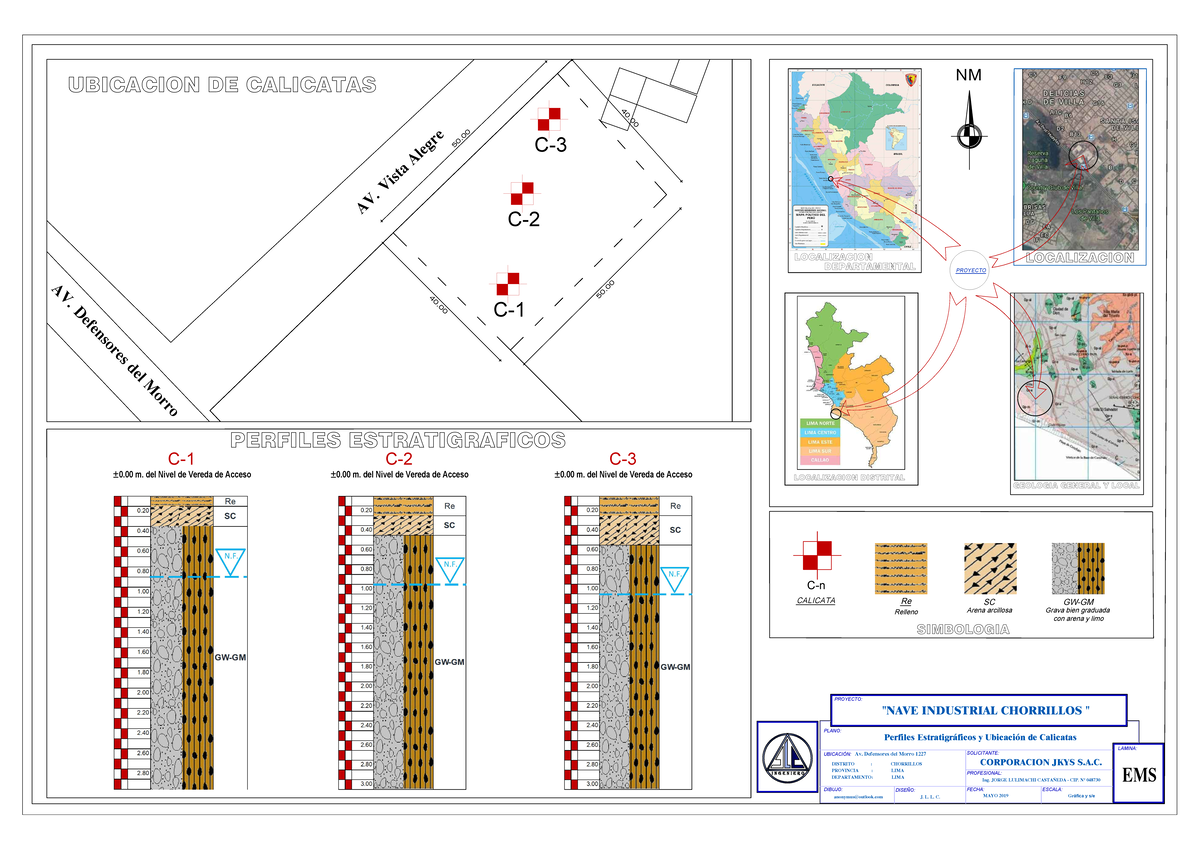 03 Plano EMS EMS Nave Industrial Chorrillos JKYS SAC - PERFILES ...