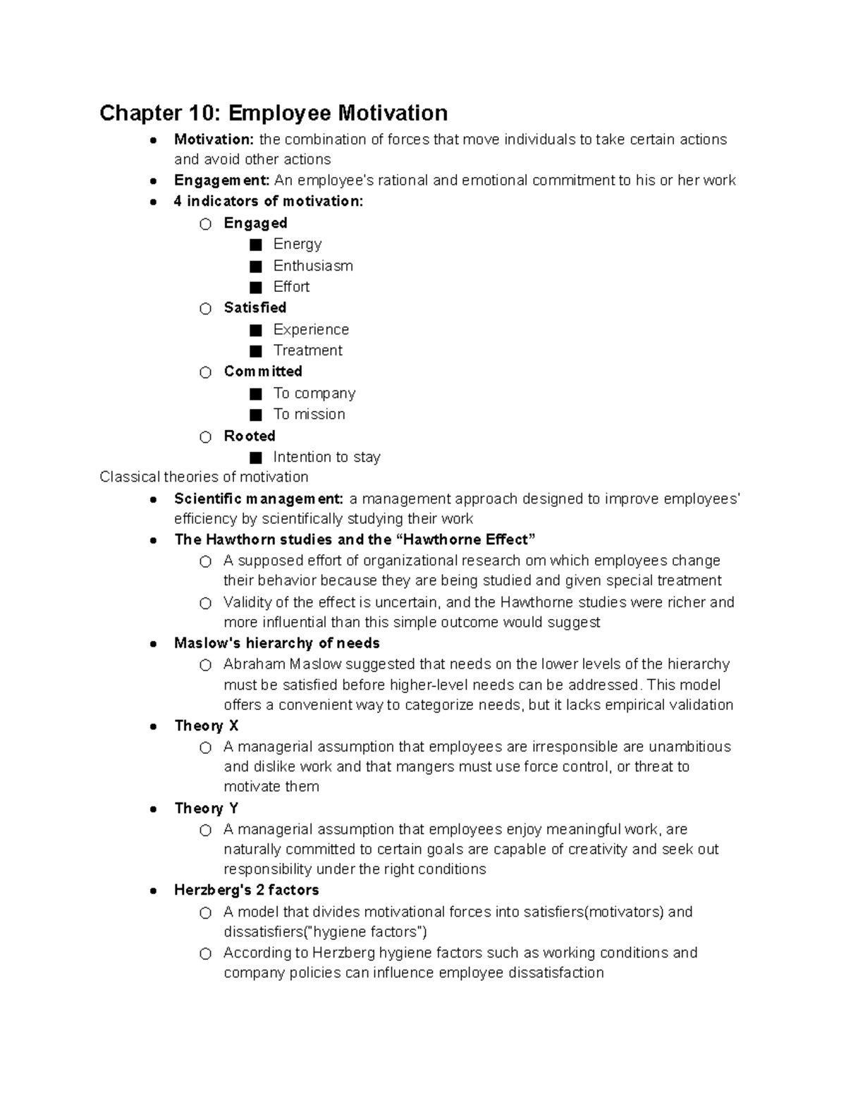 Untitled document - Chapter10 Lecture Notes - Chapter 10: Employee ... Untitled document - Chapter10 Lecture Notes - Chapter 10: Employee ...