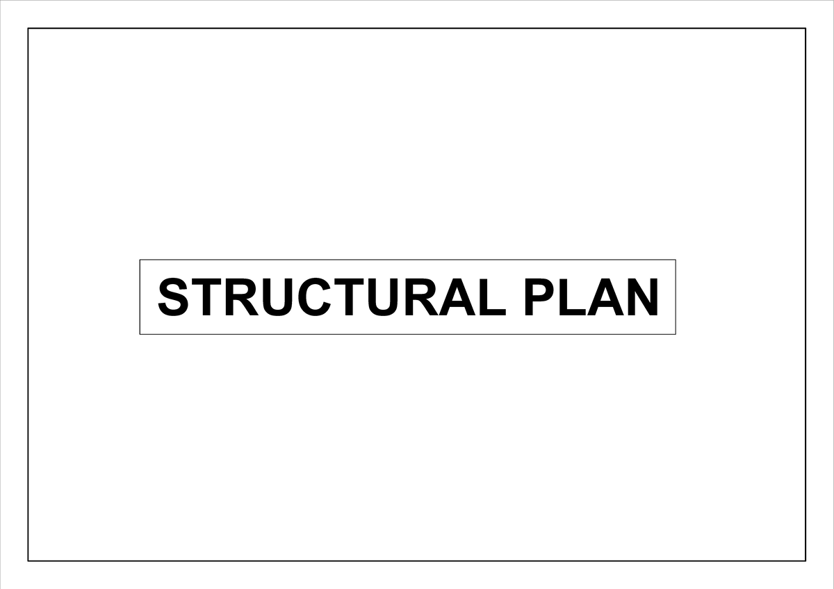 Structural-Plan - VSU Plans - STRUCTURAL PLAN SHALL NOT BE LESS THAN ...