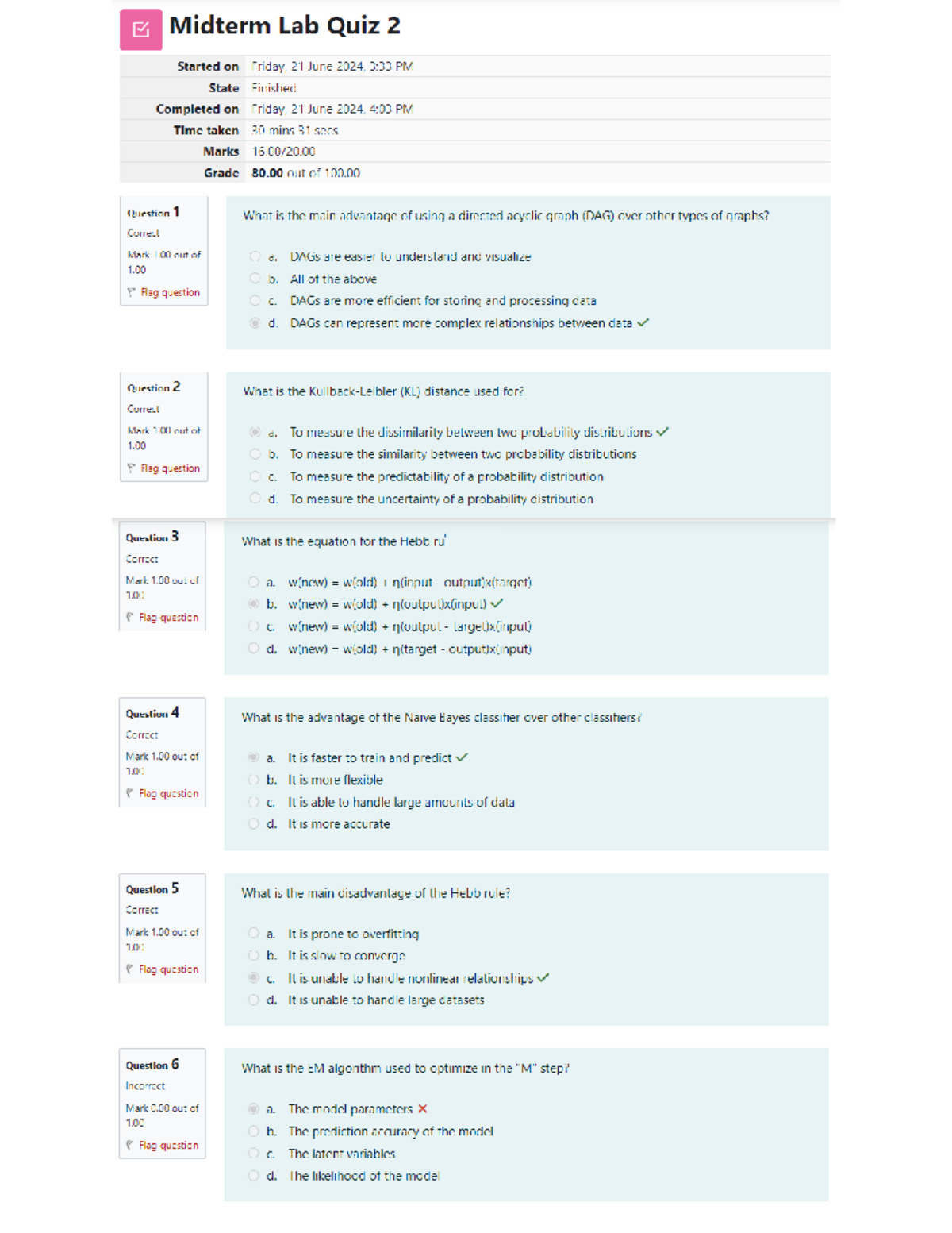 Midterm Lab Quiz 2 (UGRD-CYBS6101-2333T) - Midterm Lab Quiz 2 Started on Friday, 21 June 2024, 3 ...