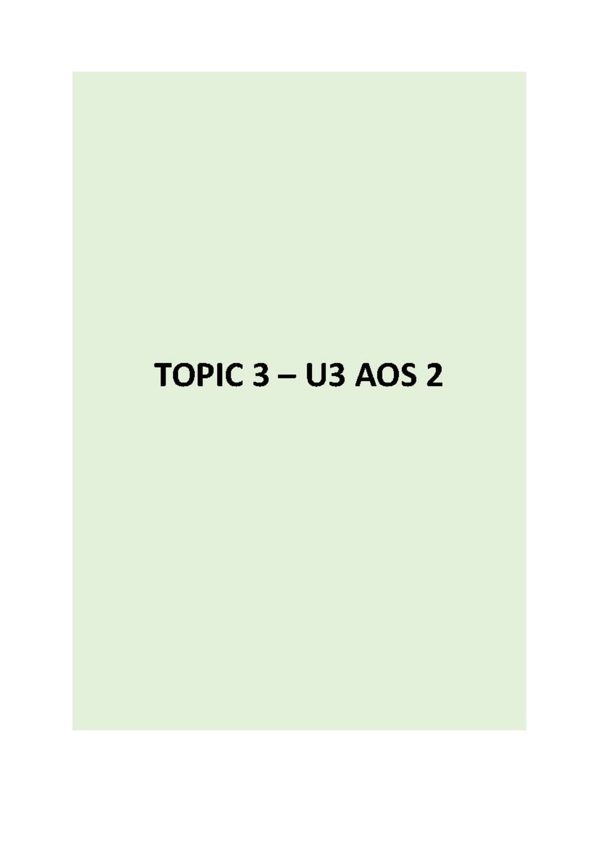 Topic 3 - notes - TOPIC 3 – U3 AOS 3 Red Army as an instrument of Red ...
