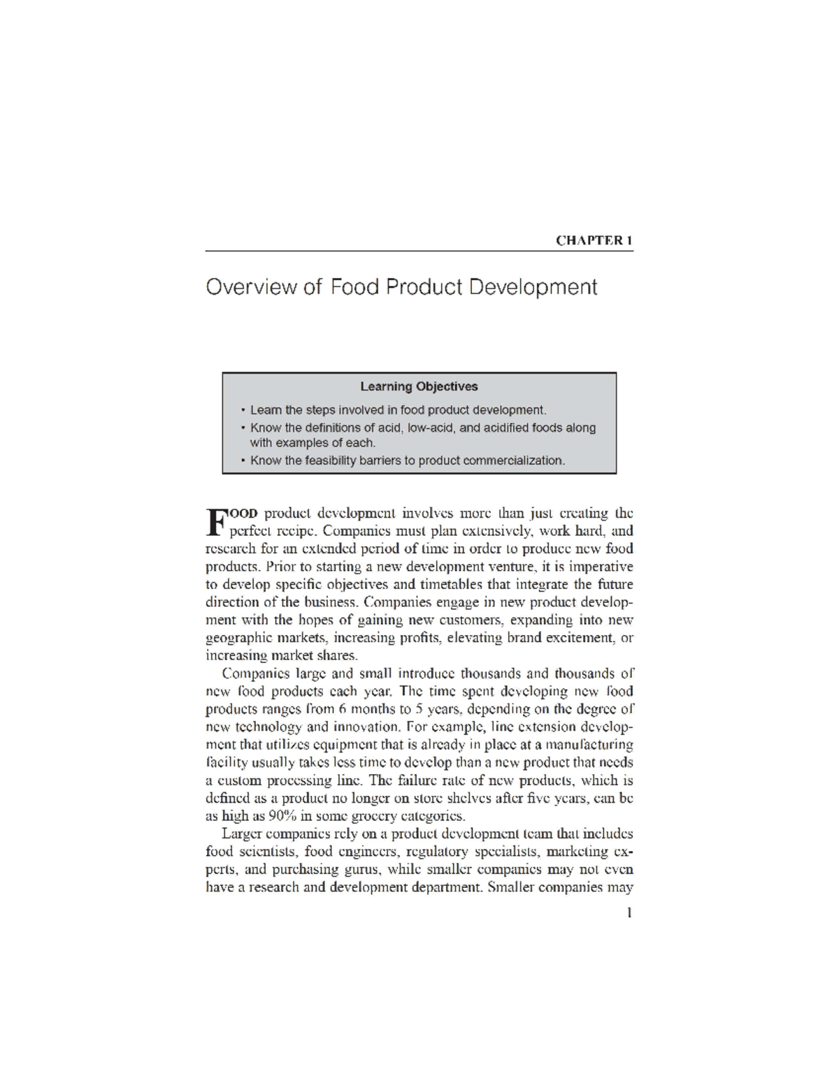Methods for developing new food products - BACHELOR OF SCIENCE ...