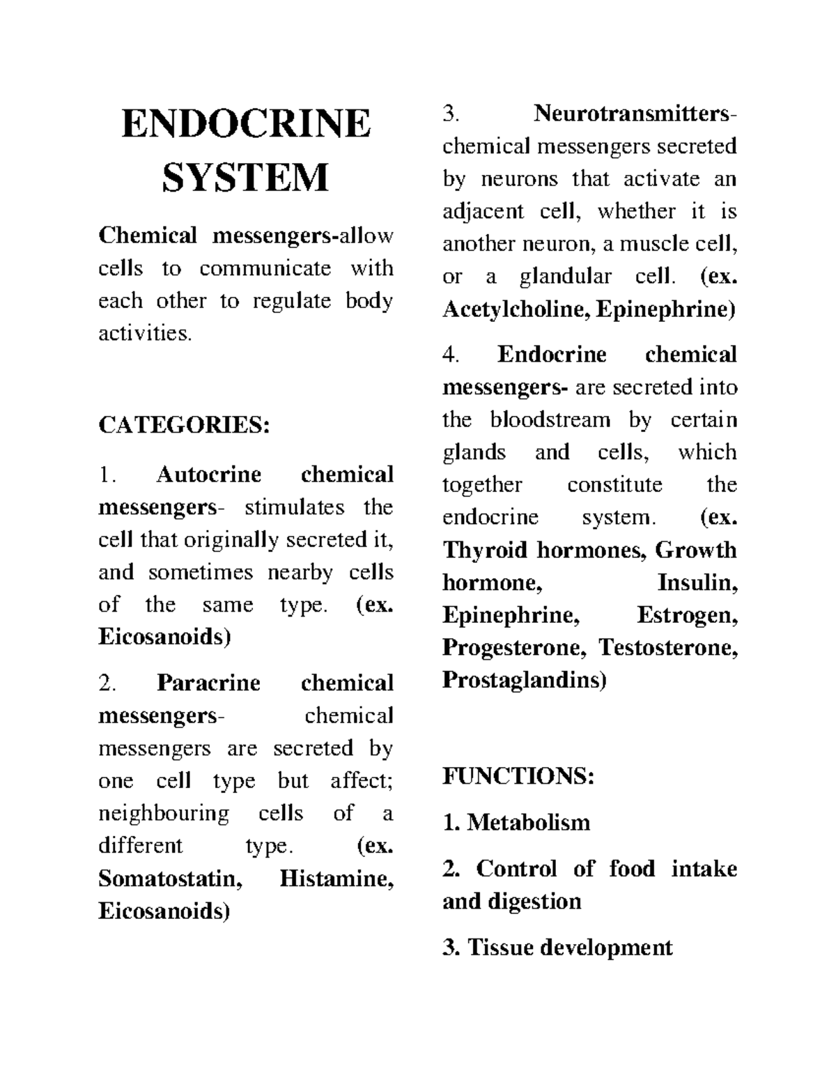 Anaphy 2 - This lecture focuses on the topics of endocrine, urinary and ...