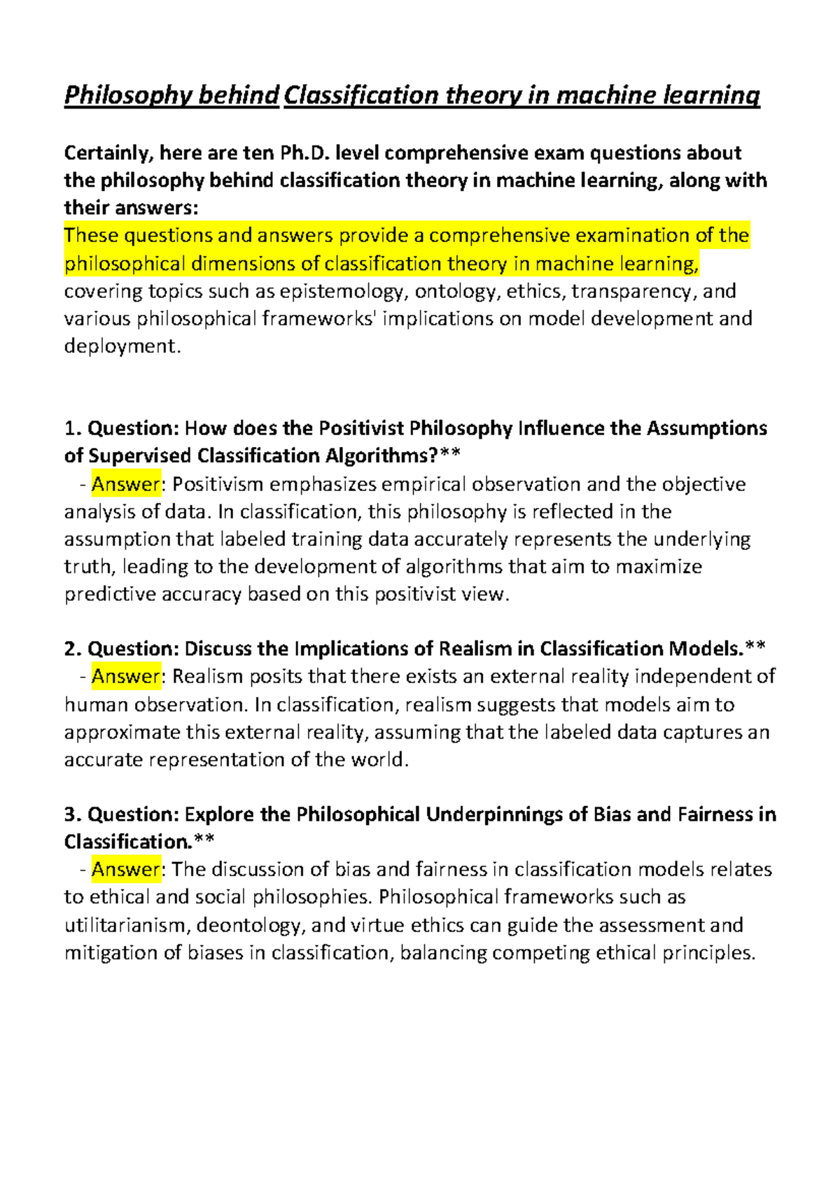 Philosophy behind theory in machine learning - Philosophy behind ...