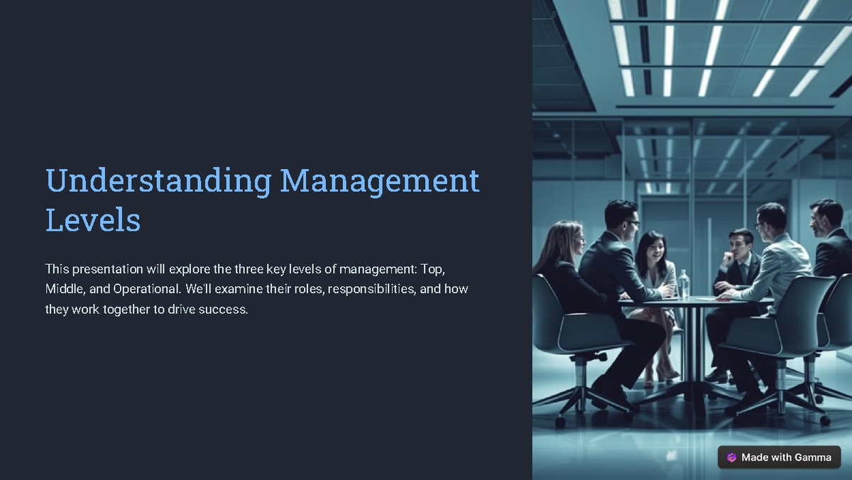 Understanding-Management-Levels - Understanding Management Levels This ...
