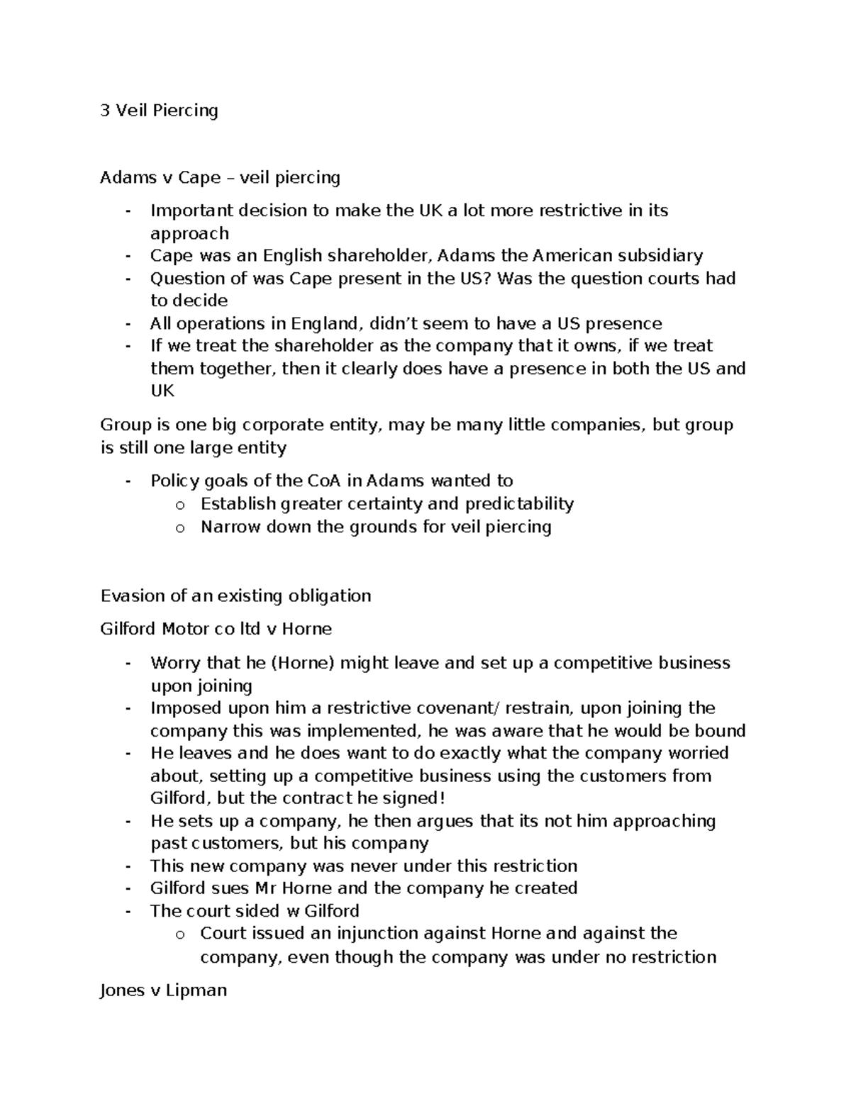 3 Veil piercing - 3 Veil Piercing Adams v Cape – veil piercing ...