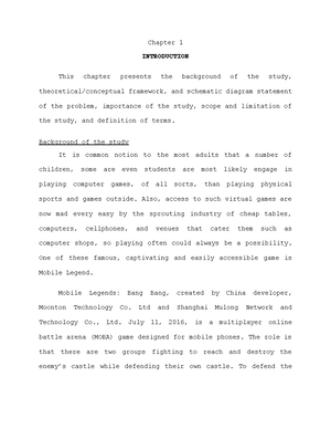 Chapter 3 - Chapter 3 RESEARCH METHODOLOGY This chapter presents the ...