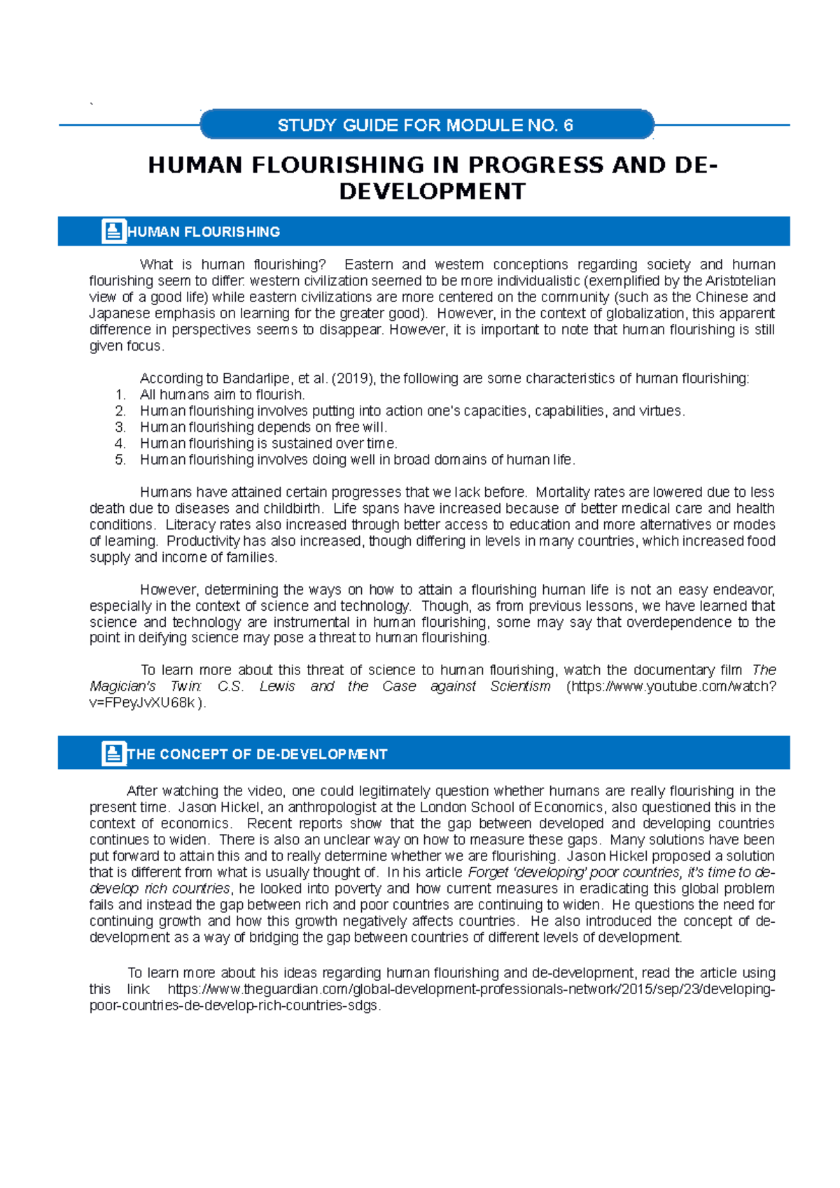GE6 Study Guide 6 - Lecture notes 6 - Science, Technology, and Society ...