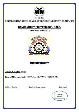 Dsu micro project - Computer Network - Studocu