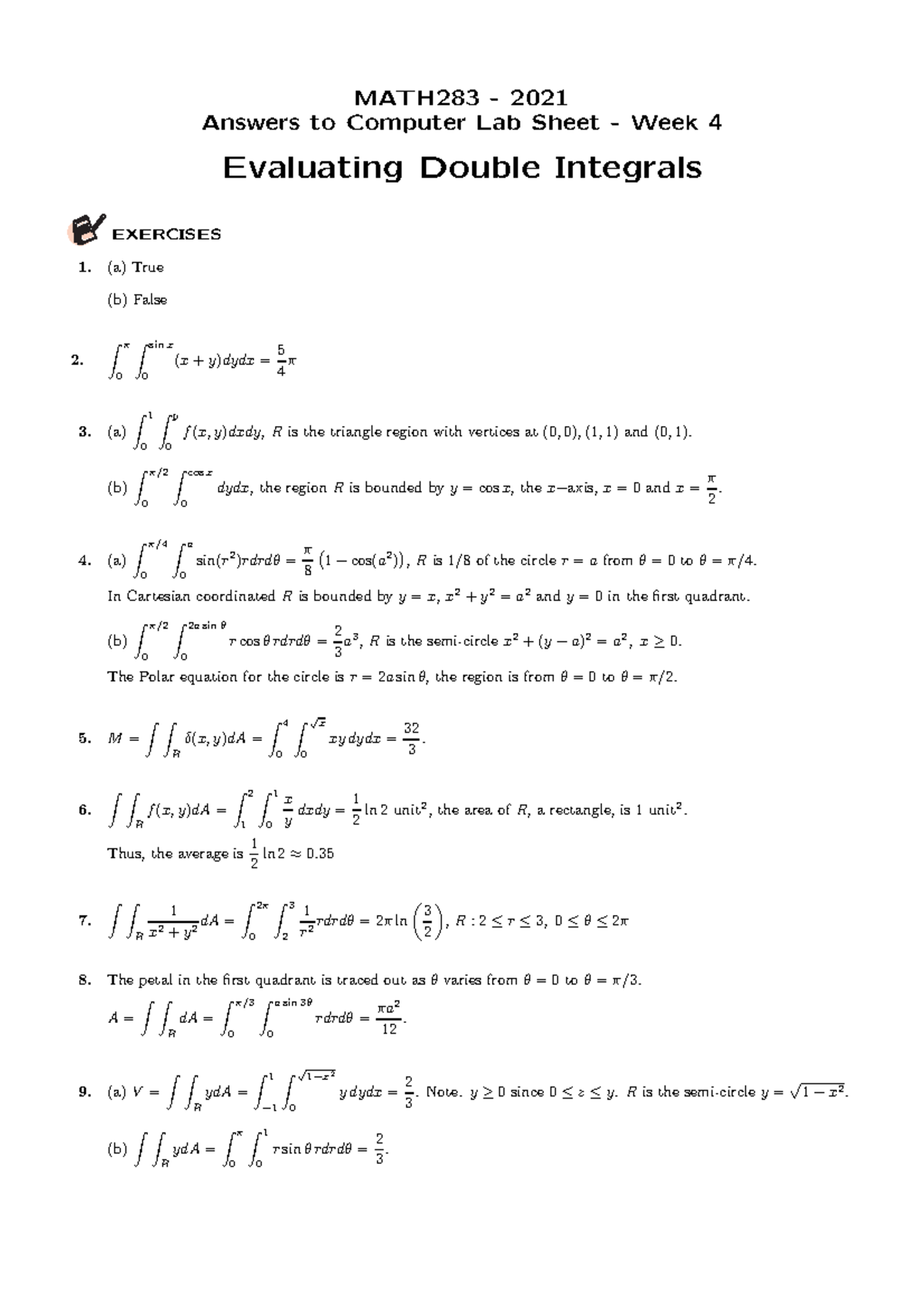 M283 CL 04 Soln - Week 5 - MATH283 - 2021 Answers to Computer Lab Sheet ...