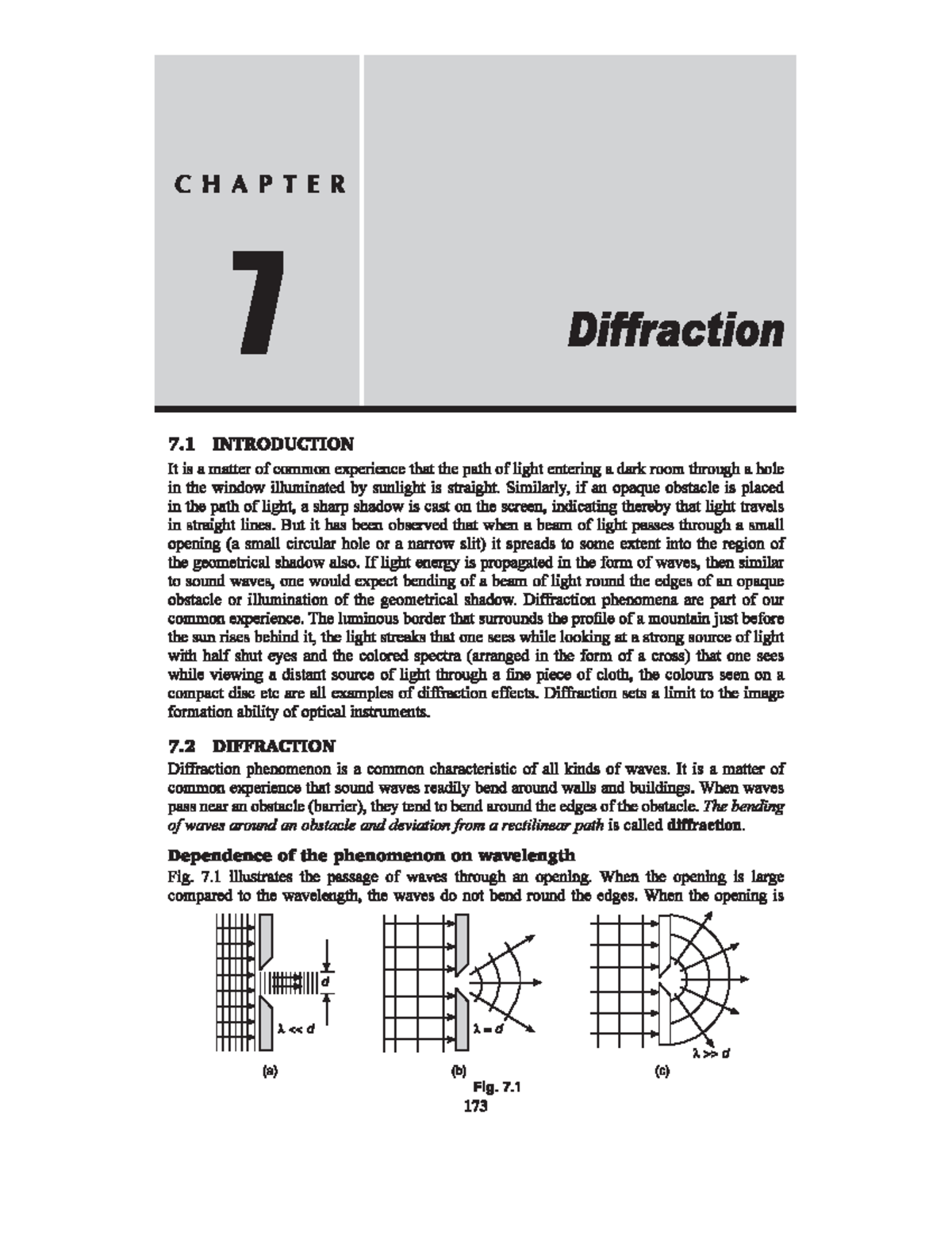 Diffraction - first year - Electronics and Telematics - GNITS - Studocu