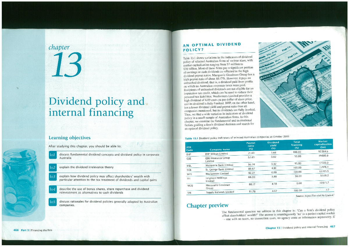 Chapter 13 - textbook - Financial management - Studocu