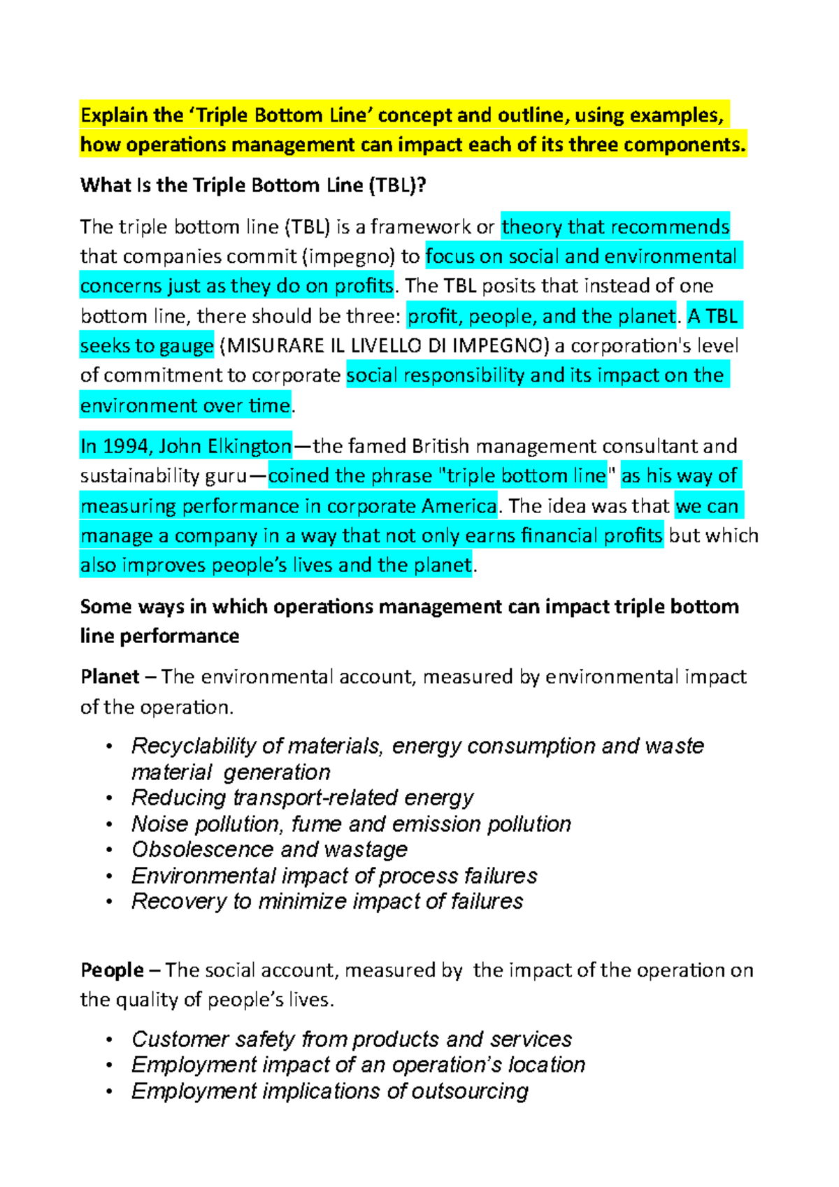Sample/practice exam 20 December 2019, questions and answers - Explain ...