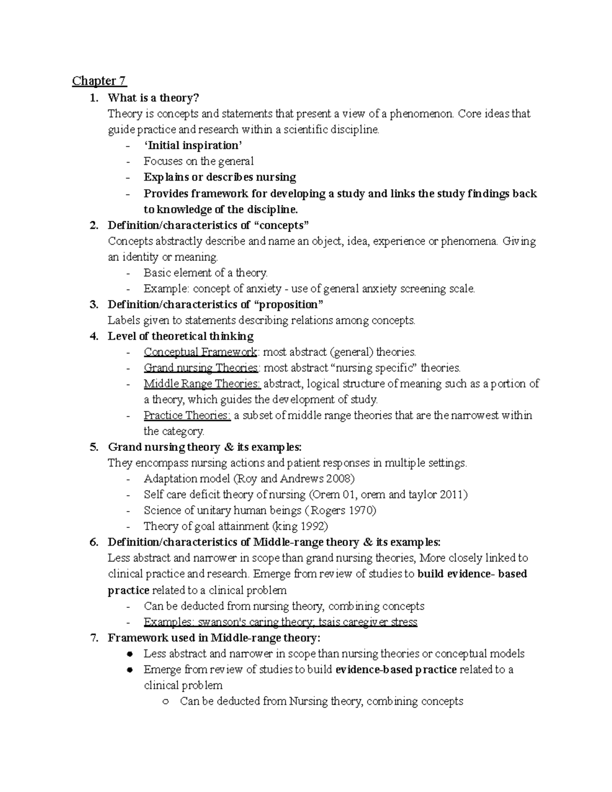 Review and Study Guide for research final - Chapter 7 1. What is a ...