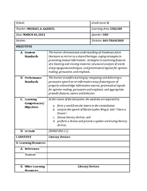 Elements Techniques Literary Devices in various modes of Fiction ...