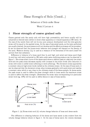 Tutorial slope stability - Slope Stability Tutorial 1 Q1: An infinite ...