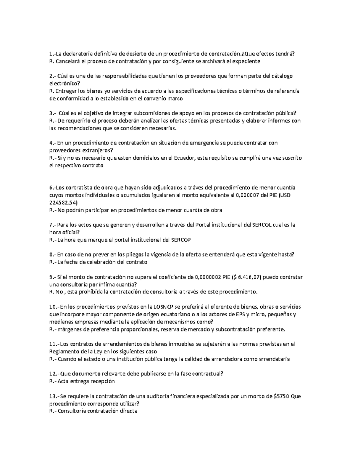 Banco pre - Contratación - 1.-La declaratoria definitiva de desierto de ...