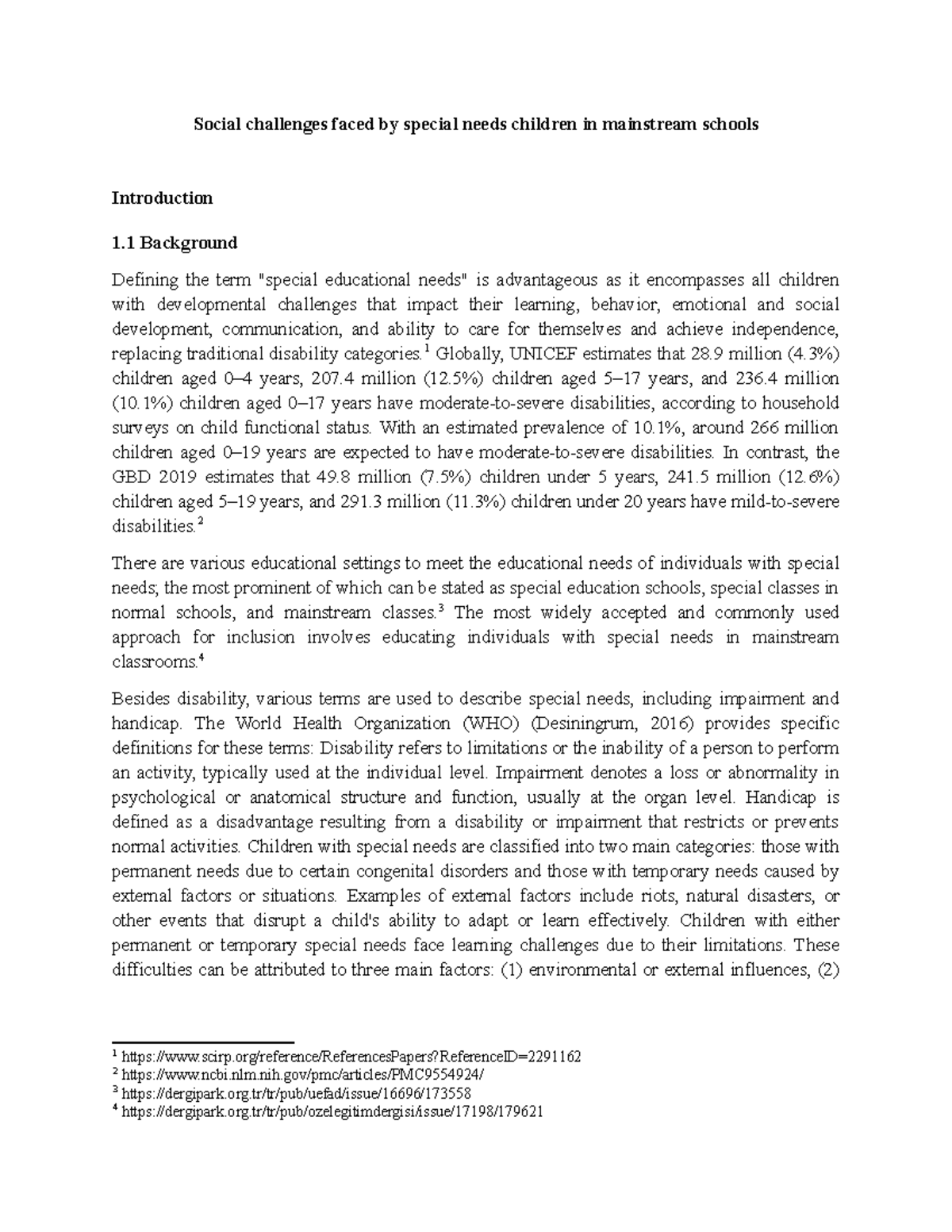 Social challenges - research article - Social challenges faced by ...