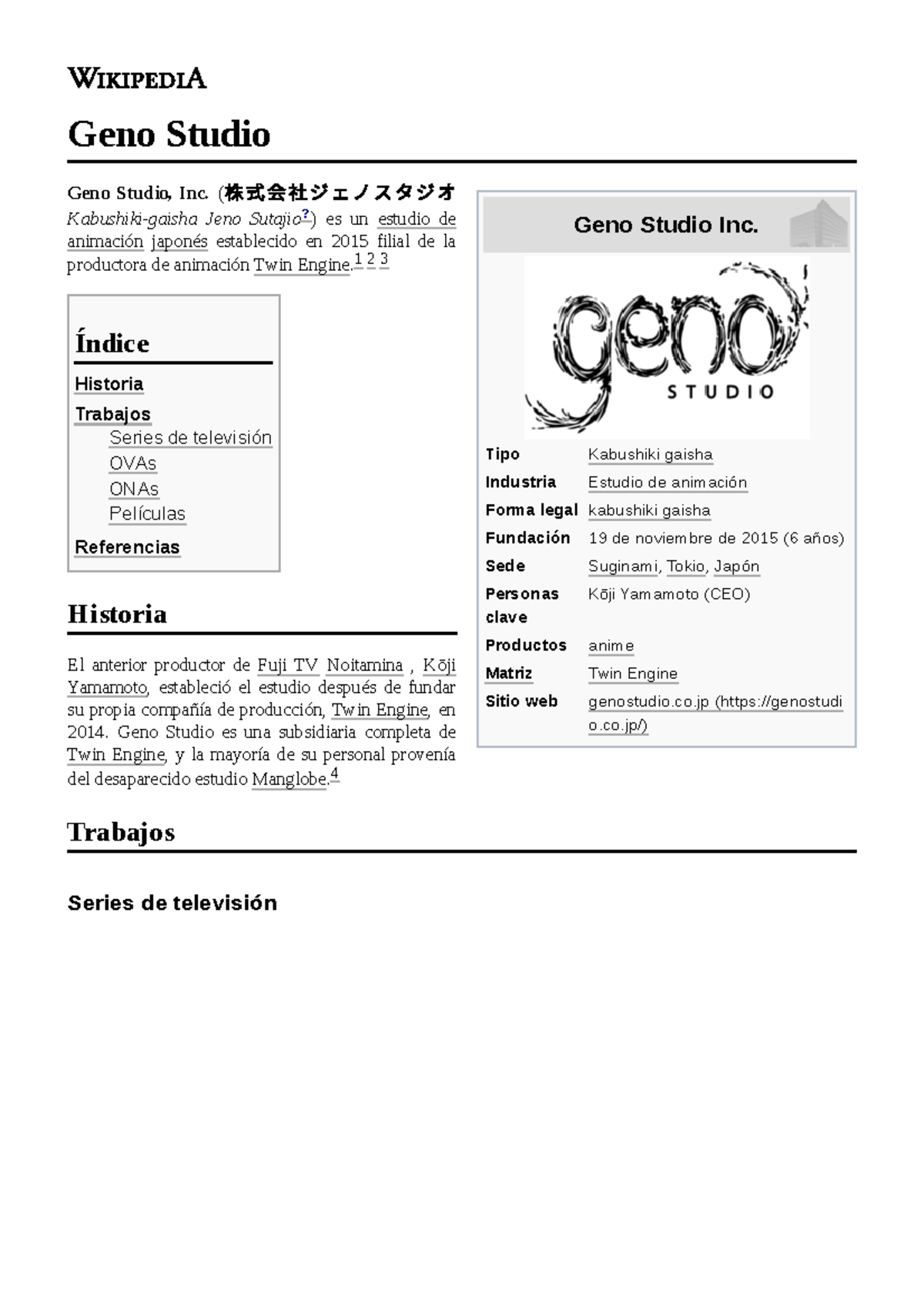 Geno Studio - gENO - Teoría de la Historia - Usach - Studocu