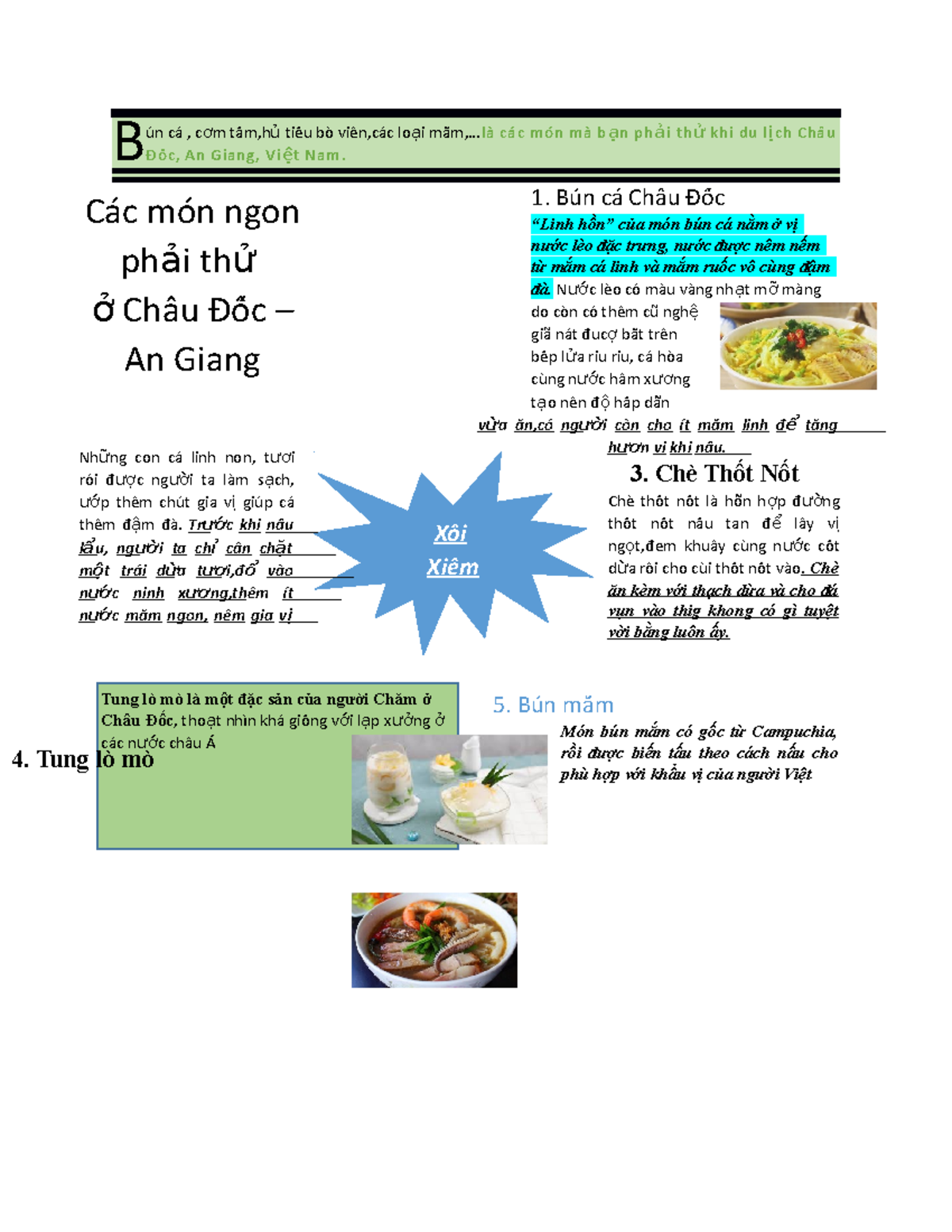 Word05 - alo - ún cá , c ơm tấấm,h ủ tiếấu bò viến,các lo ại mắấm ...