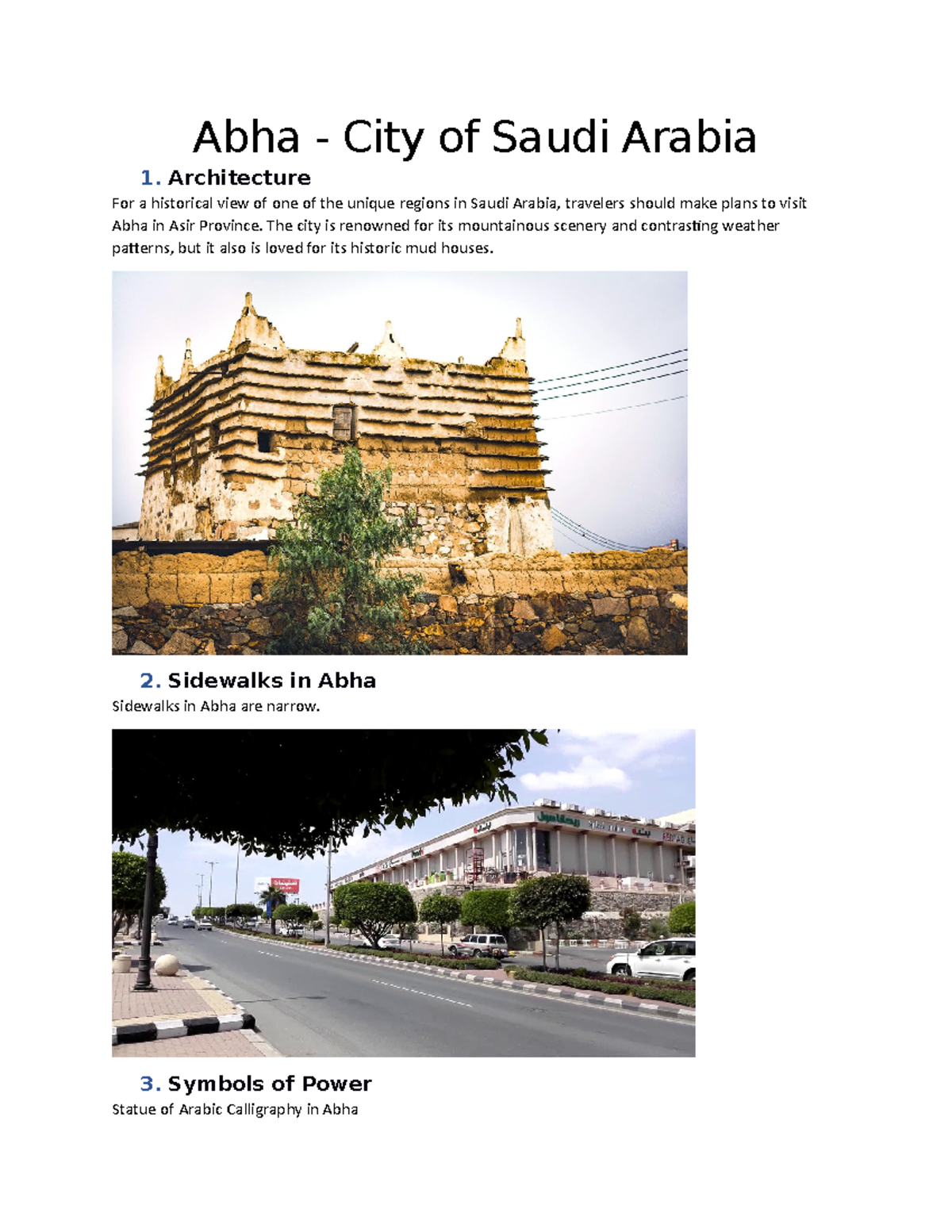 Abha City of Saudi Arabia - Abha - City of Saudi Arabia 1 For a ...
