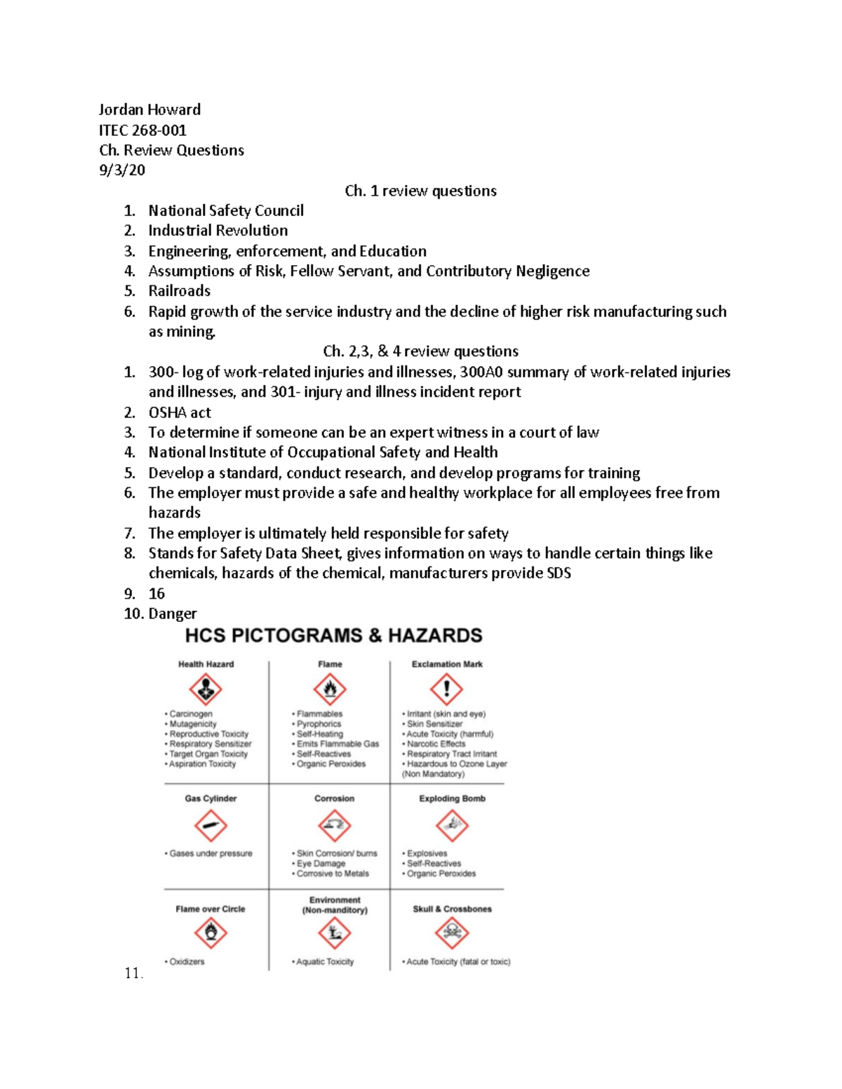 ITEC 268 Chapter Review Questions - Warning: TT: undefined function: 32 Jordan Howard ITEC 268 ...