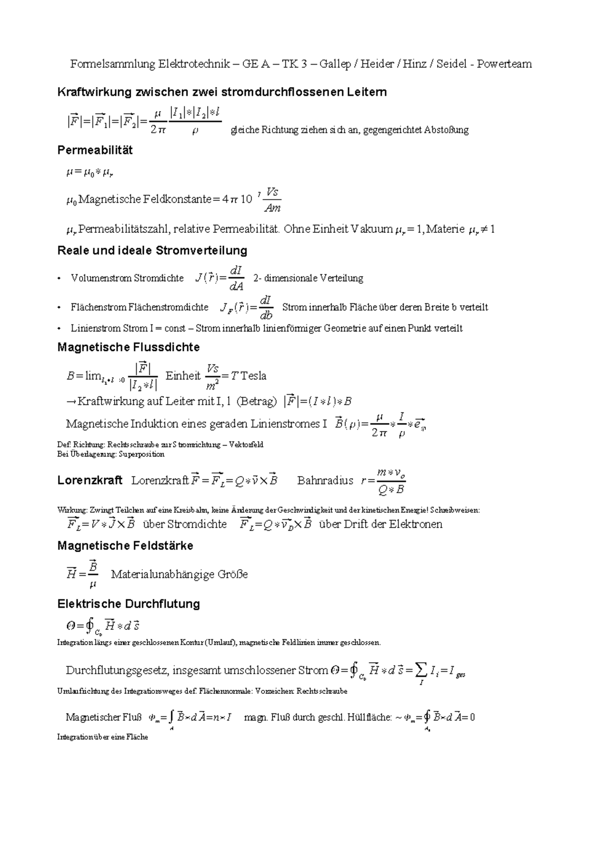 Et formelsammlung 3 - Formelsammlung Elektrotechnik – GE A – TK 3 ...
