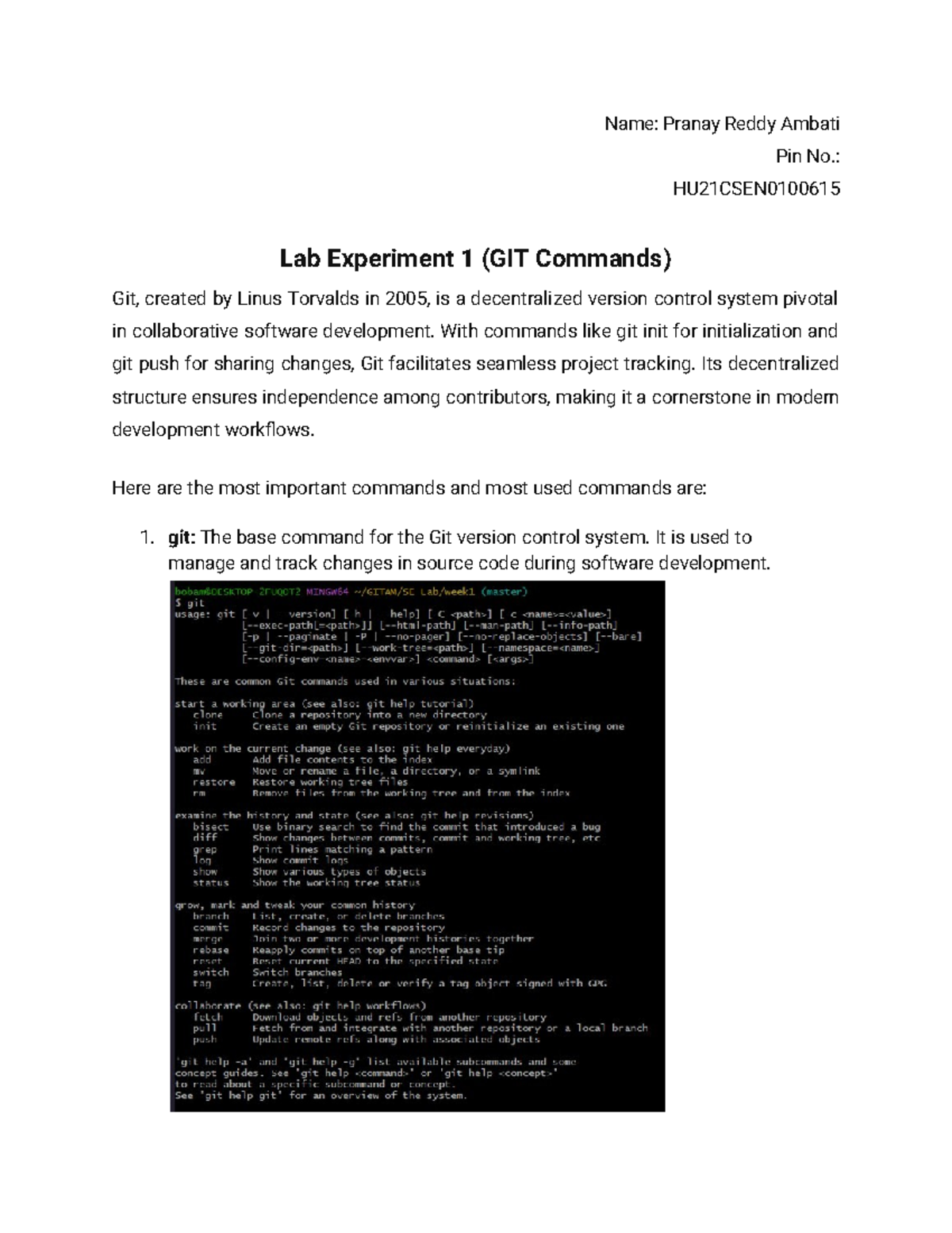 Lab Experiment 1 (GIT Commands) ac6f1e31418 c9c475aaba1d7971ad29d ...