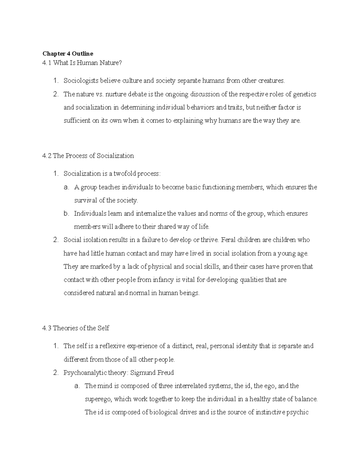 Chapter 4 Outline - Teacher: Calibria - Chapter 4 Outline 4 What Is ...