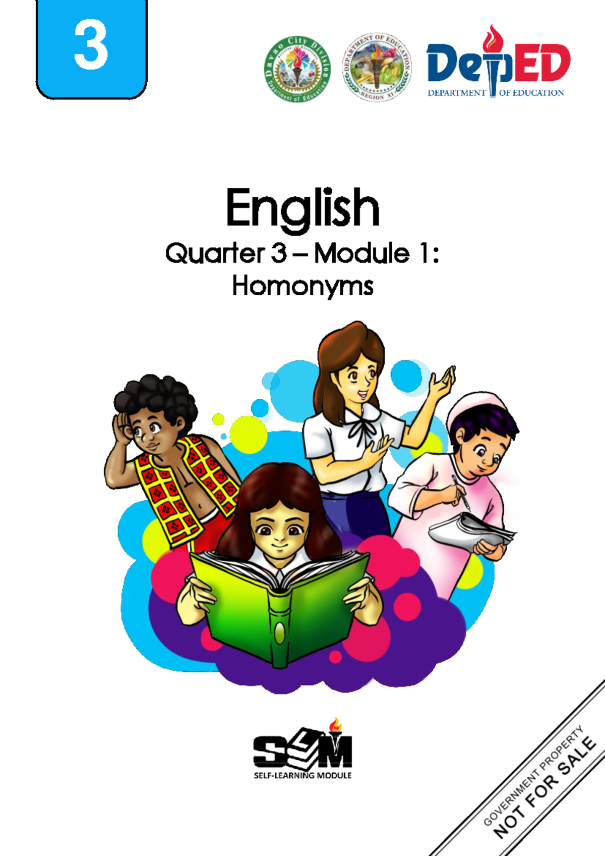 English for Grade 3 Modules Quarter 1 Module 1 Homonyms - English ...