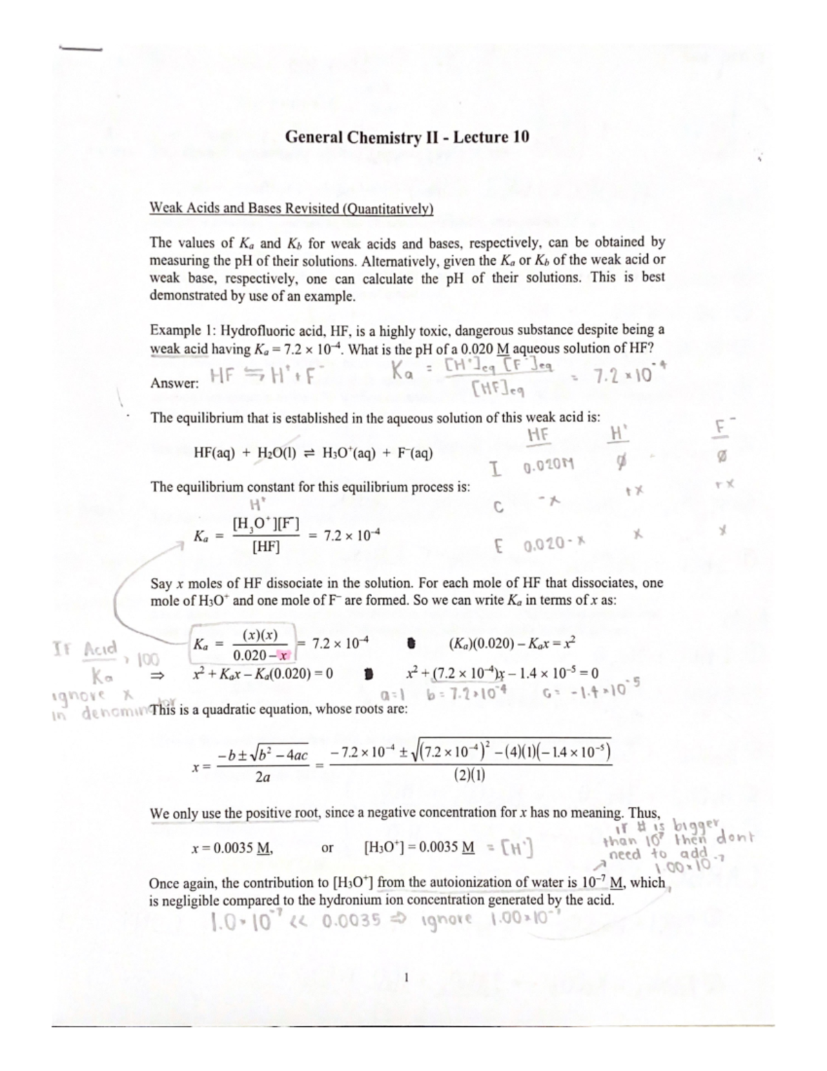 General Chemistry II - Lecture 10 - CHM 2046 - Studocu
