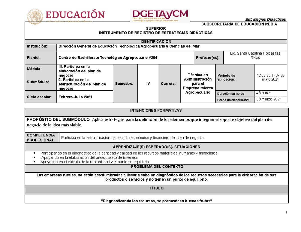 TAEA M3S2 2do Parcial - LELELEL - SUBSECRETARÍA DE EDUCACIÓN MEDIA ...