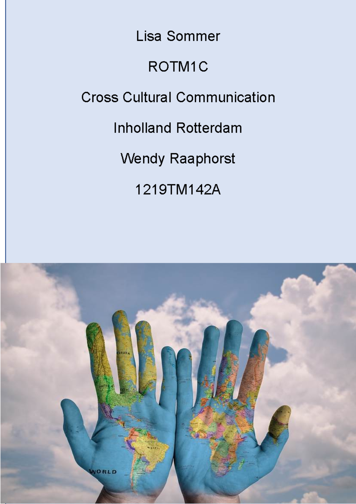 Handbook CCC - Lisa Sommer ROTM1C Cross Cultural Communication ...