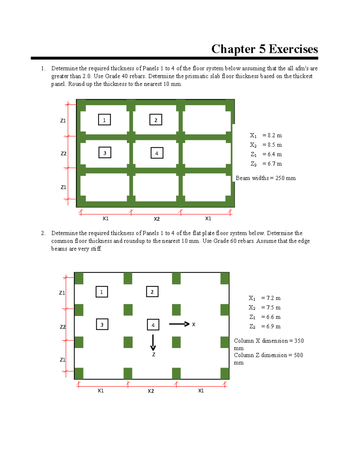 Chapter-5x-Exercises - 12 34 Z Z Z X1 X2 X Chapter 5 Exercises ...