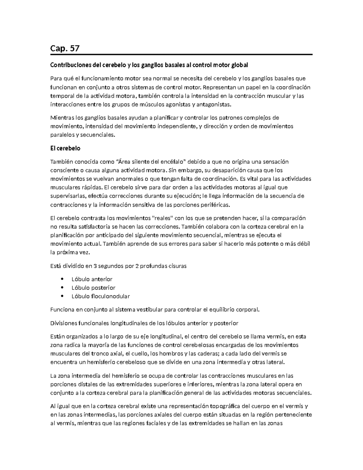 CAP 57 - Resumen acerca del capitulo 57 simplificando a los puntos mas ...