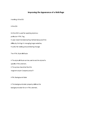 Getting Started WITH HTML - GETTING STARTED WITH HTML Every day, users ...