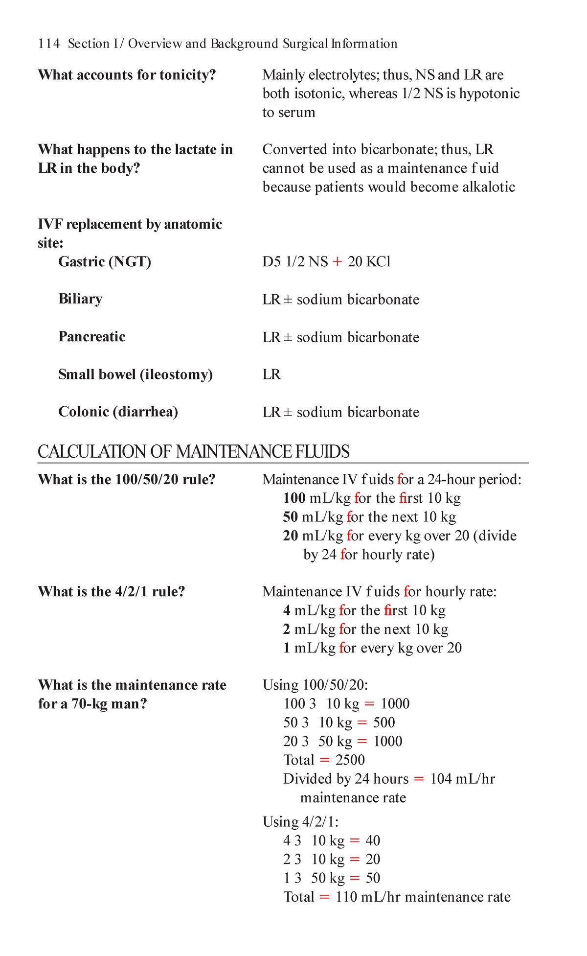 Surgical Recall 7th Edition Best Medical Books-15 - 114 Section I ...